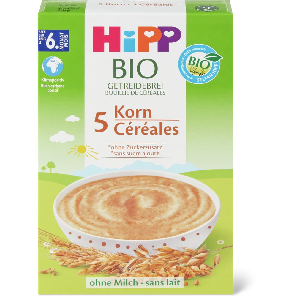 Hipp · 5-grain cereal porridge · after 6th month • Migros Online