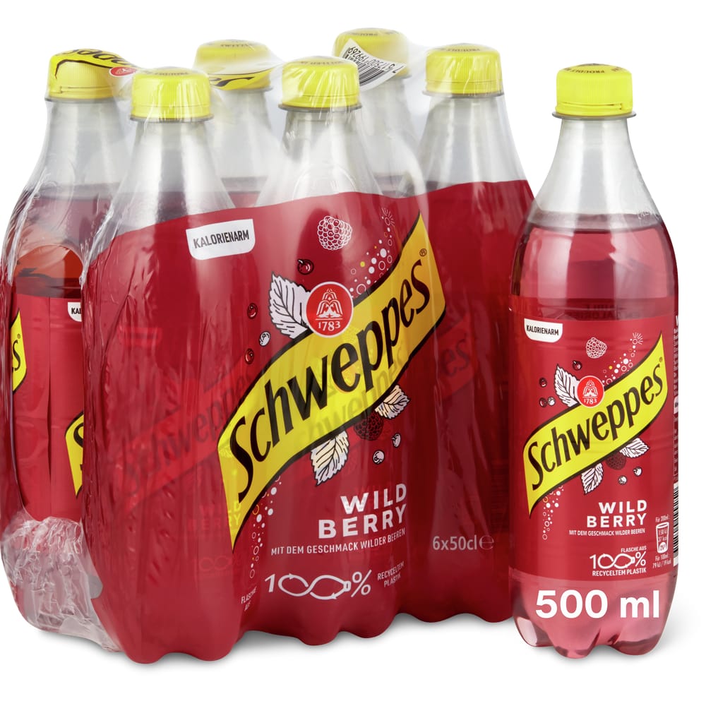 Schweppes · Wild Berry · Low-Calorie • Migros