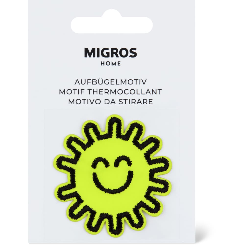 Migros Home · Iron-On Motif · Sun • Migros