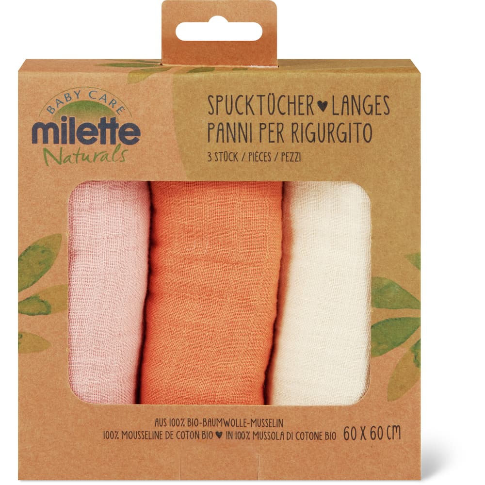 Milette Baby Care Naturals · Spucktücher • Migros Online