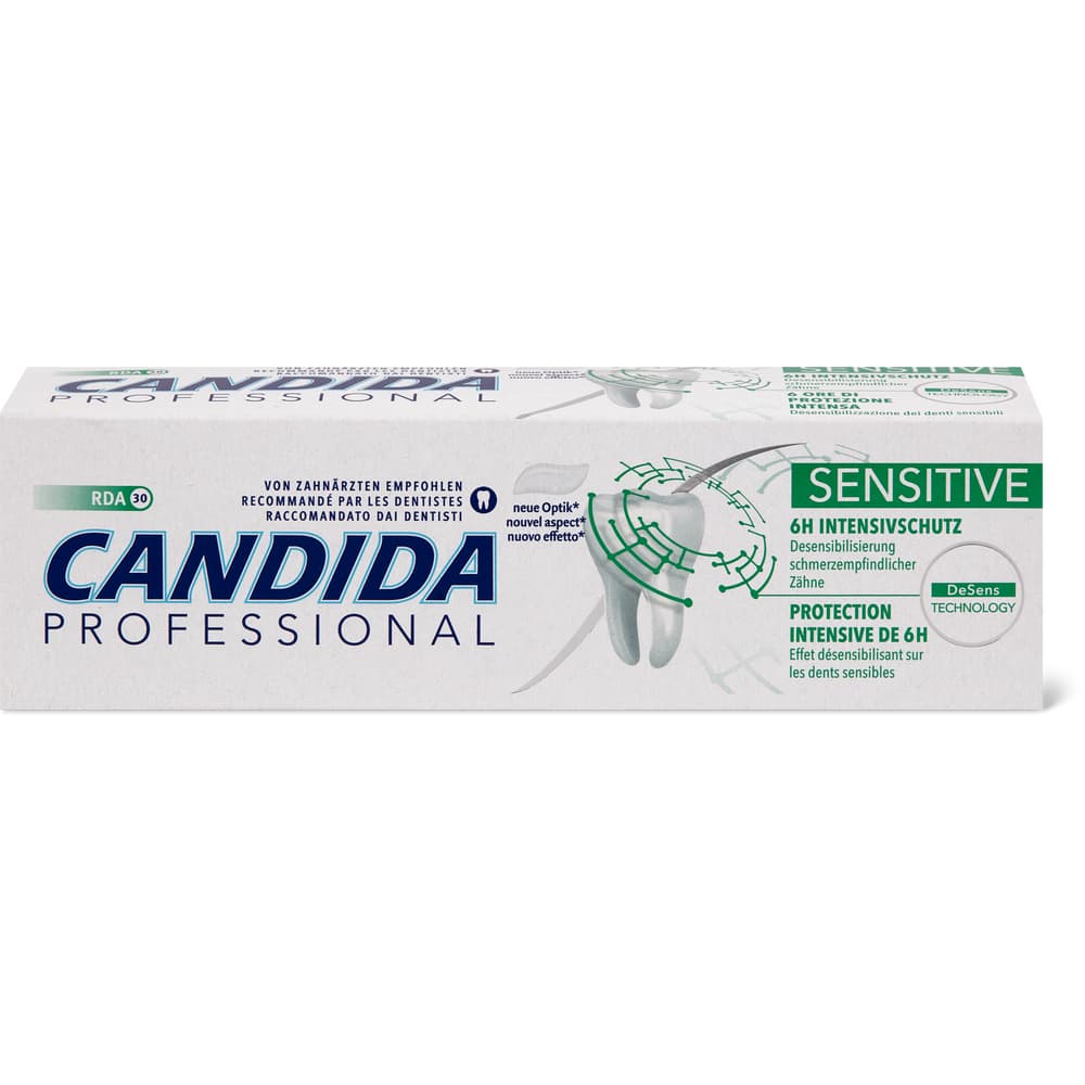 Candida Professional · Sensitive Zahnpasta • Migros