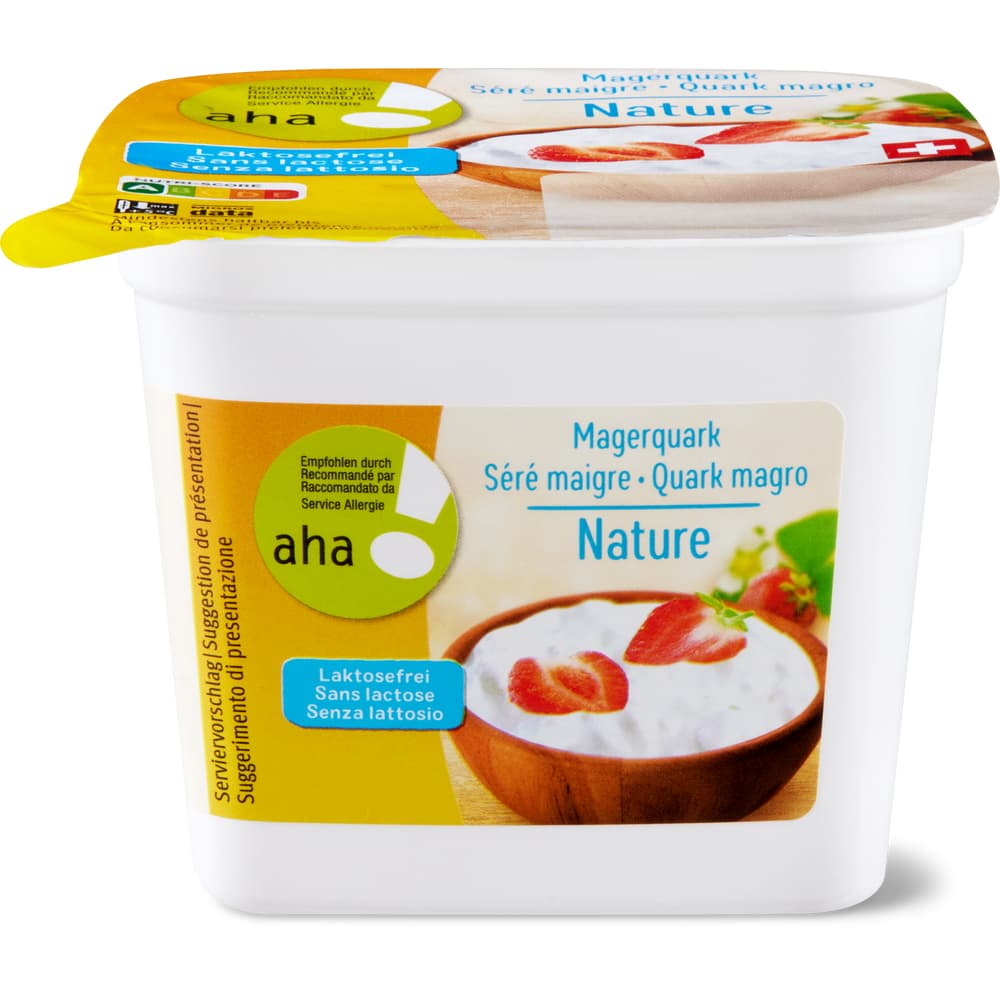 Magerquark · aha!, Nature, laktosefrei • Migros