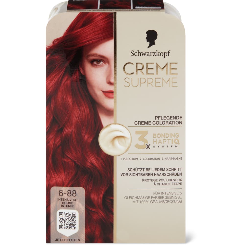 Schwarzkopf · Creme Supreme Hair Colour · 6.88 Intensive Red, permanent ...