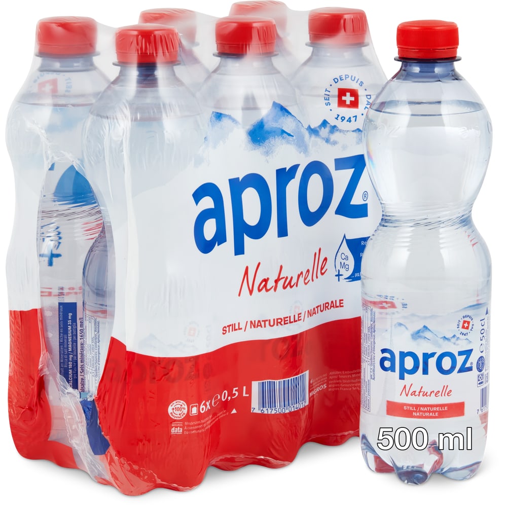 Aproz Cristal · Natürliches Mineralwasser · Ohne Kohlensäure • Migros Online