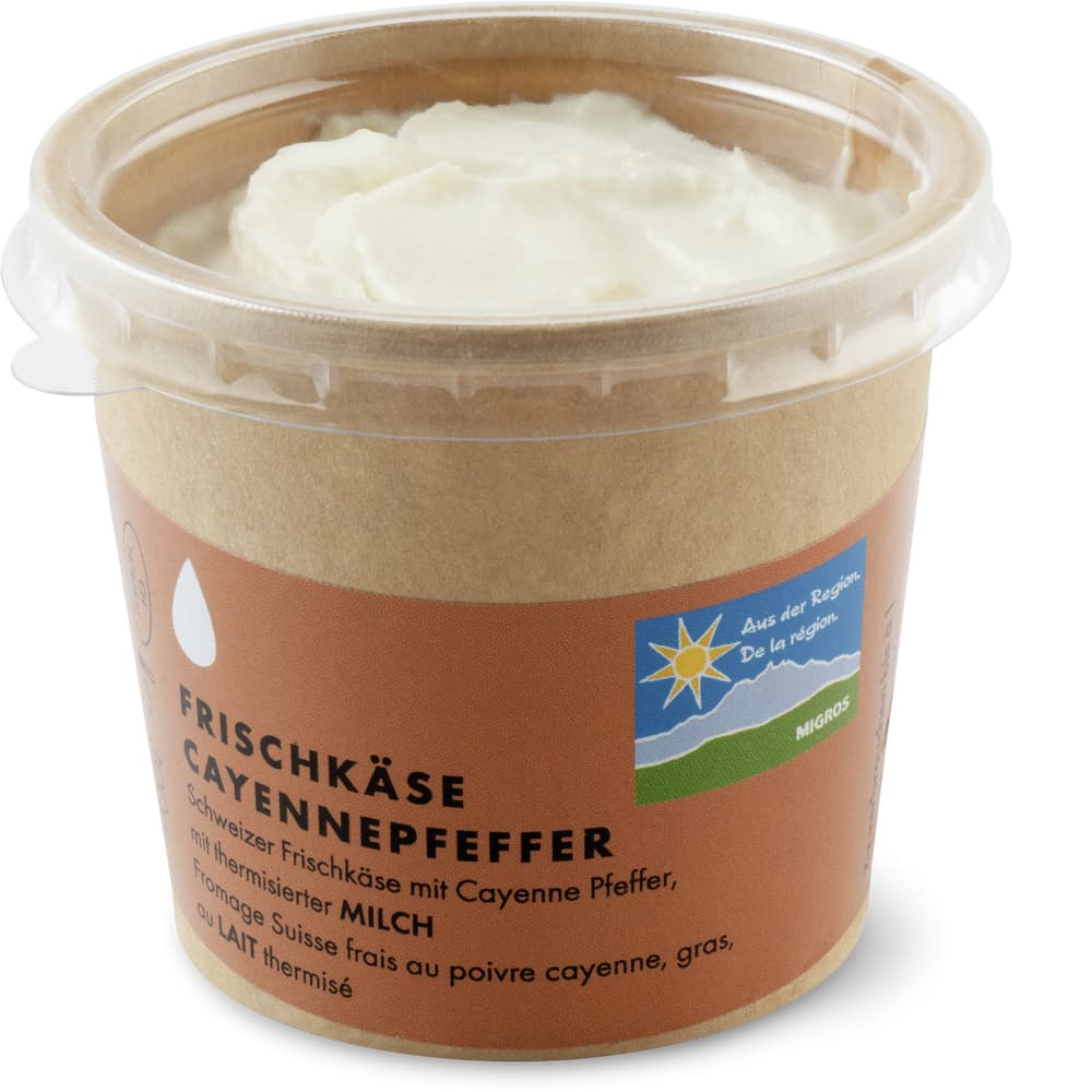Cayenne Pepper Cream Cheese · Aus der Region • Migros
