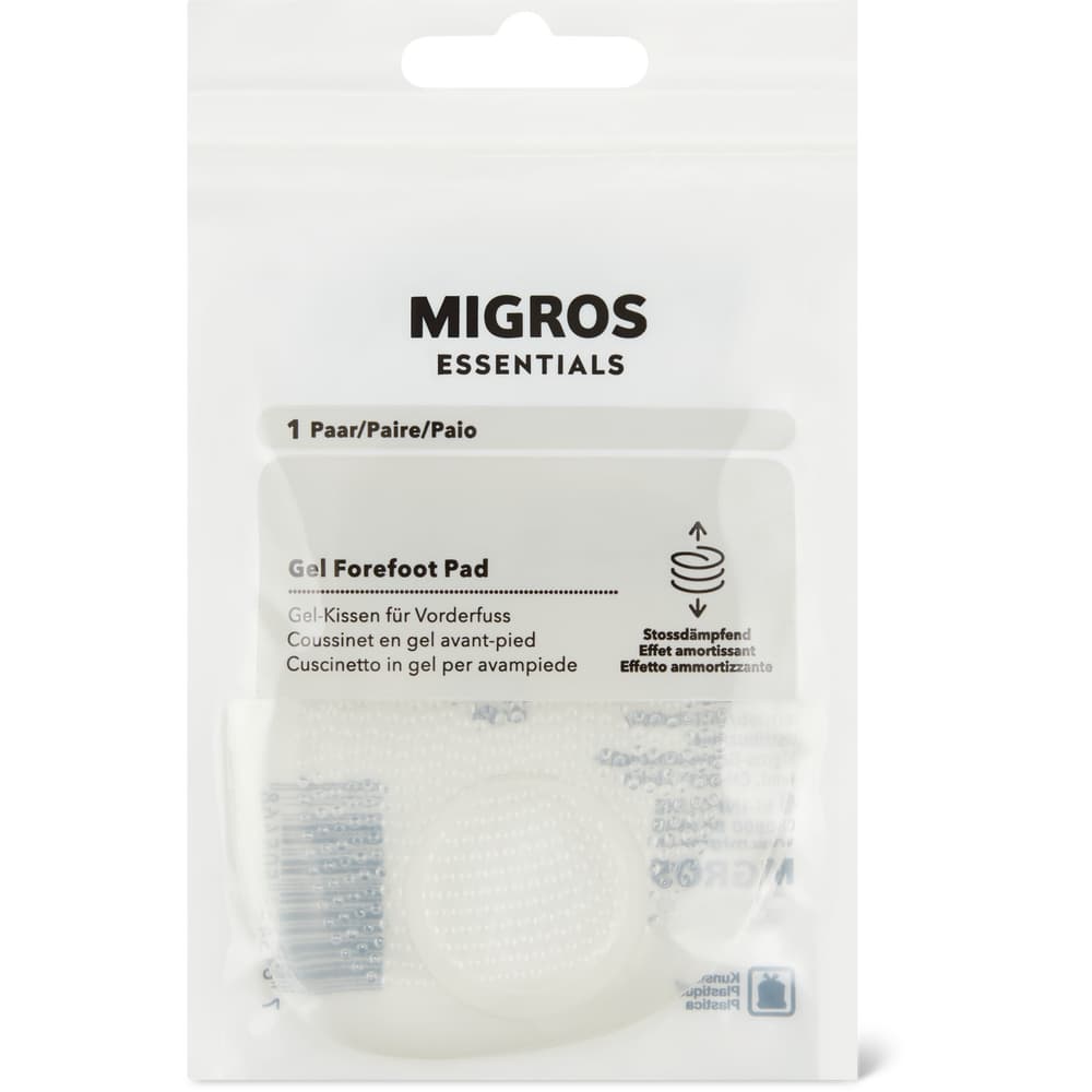 Migros Essentials · Forefoot Pad · Gel • Migros
