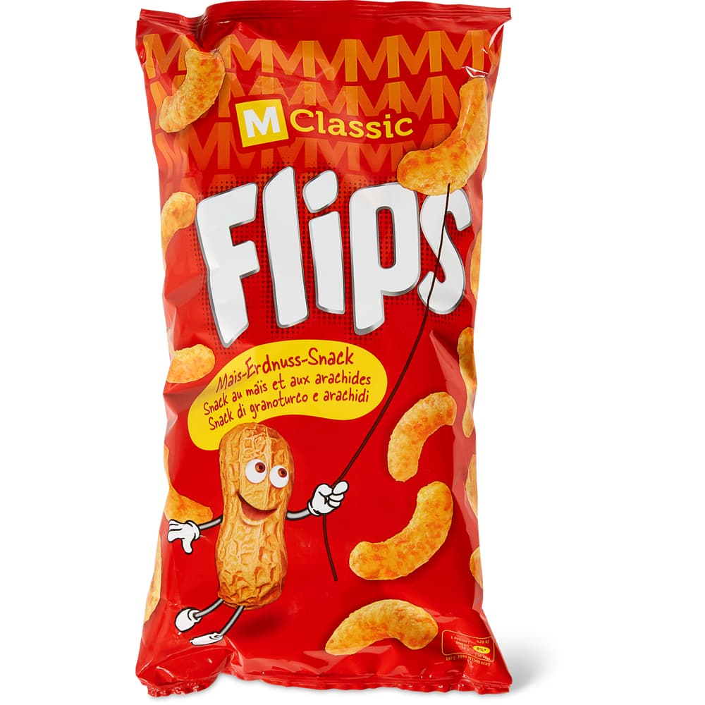 M-Classic Flips · Snack au maïs et aux arachides • Migros