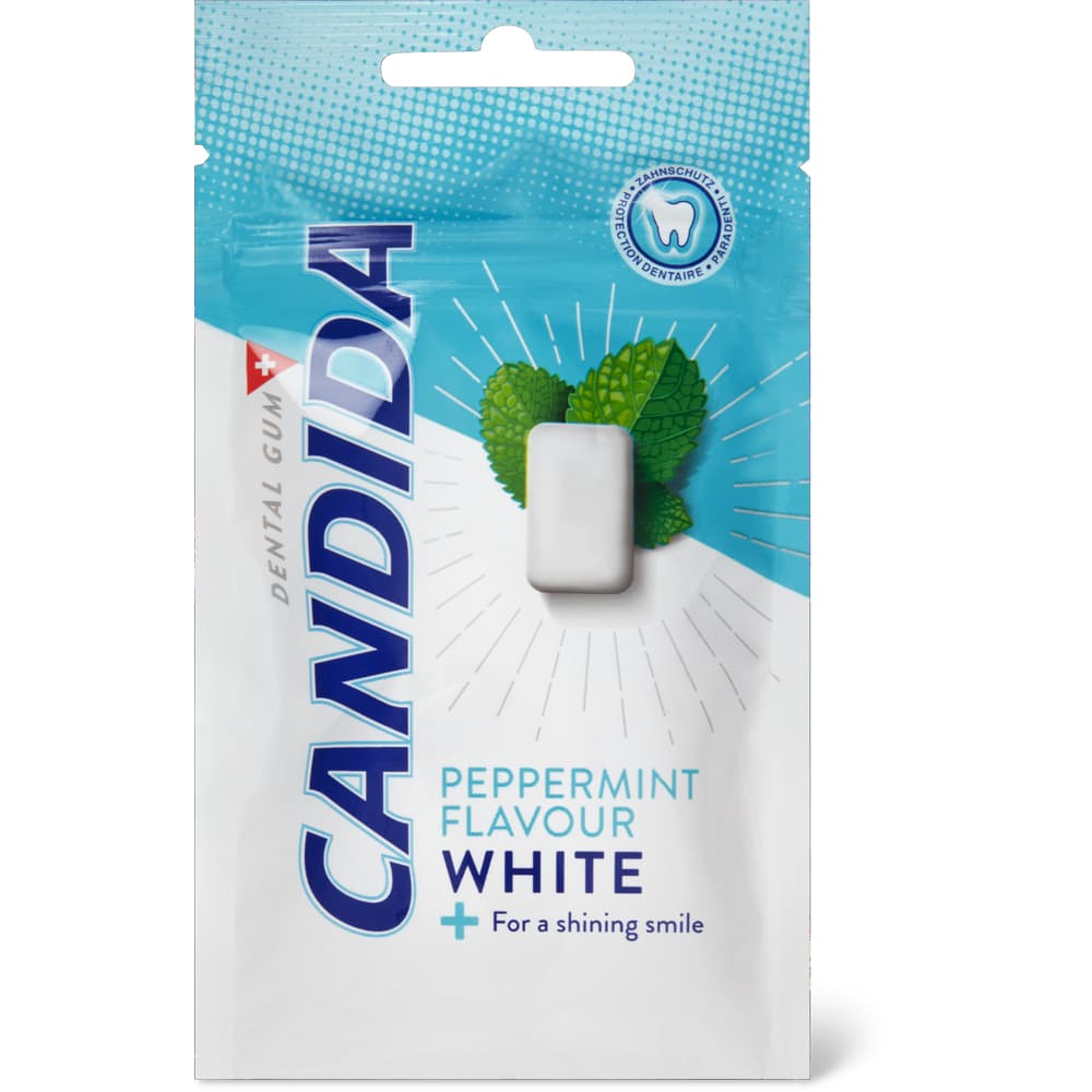 Candida White · Chewing Gum · Peppermint • Migros