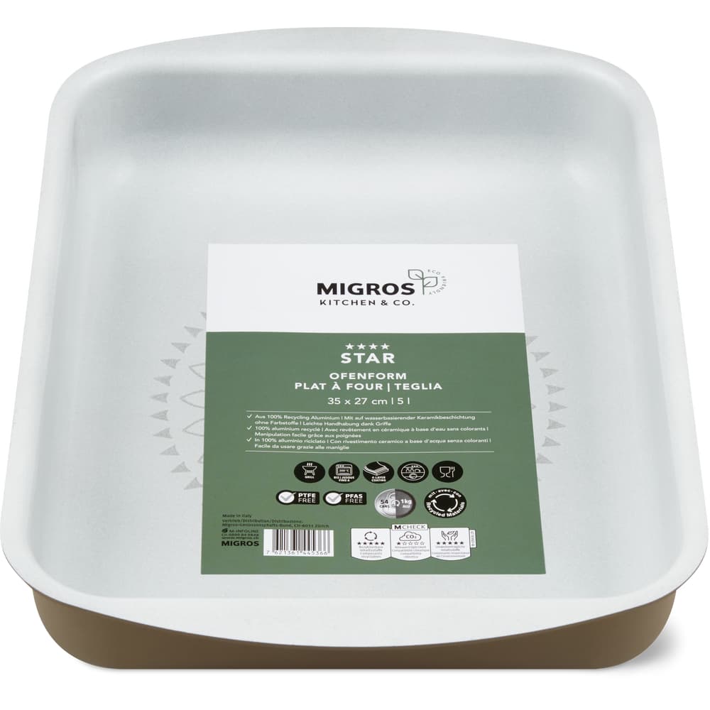 Migros Kitchen & Co. · Ovenproof Dish · 35 x 27cm • Migros