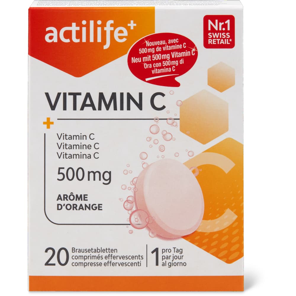 Actilife · Compresse effervescenti · Vitamina C • Migros
