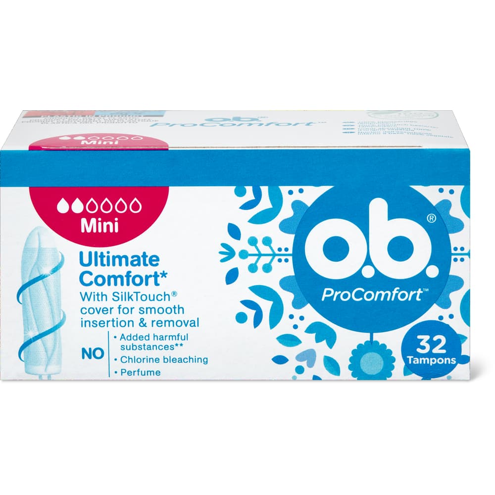 O.B. Pro Comfort · Tampons · Mini • Migros
