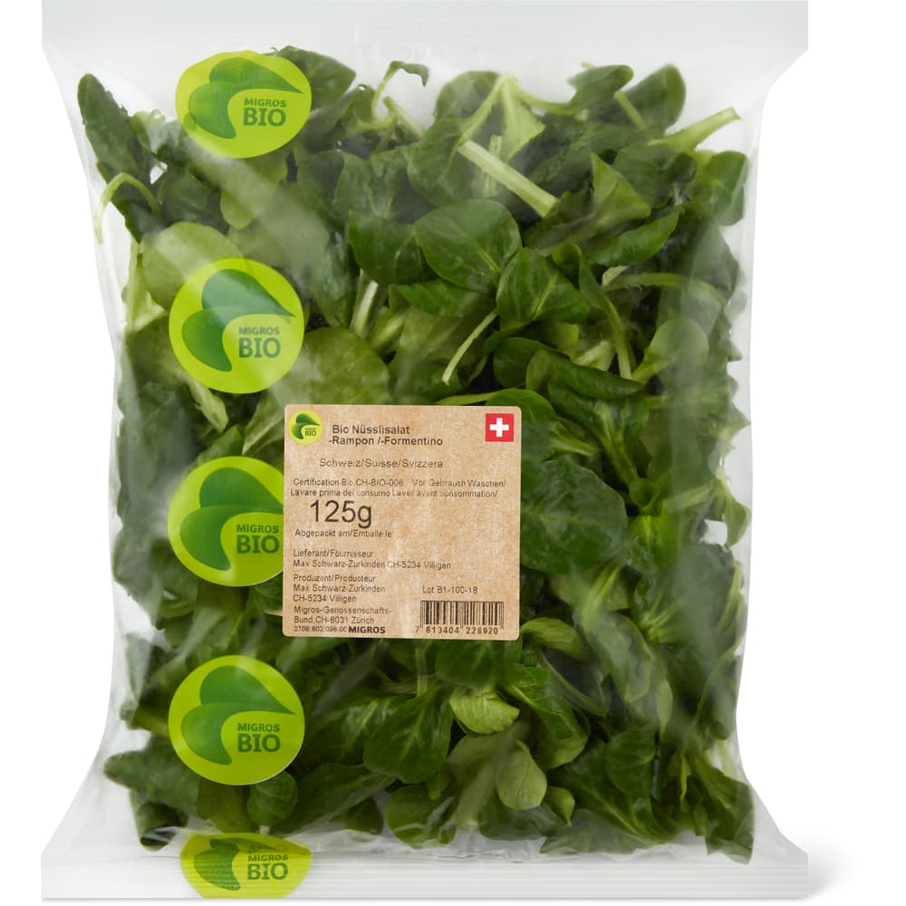 Migros Bio · Salade de rampon • Migros
