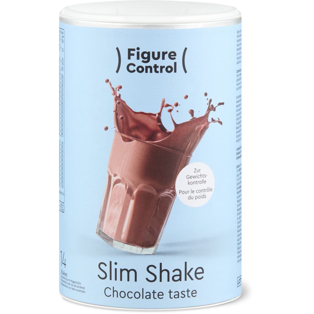 Figure Control · Chocolate shake powder • Migros