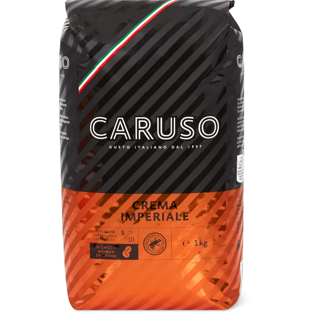 Caruso · Coffee beans · Crema Imperiale • Migros