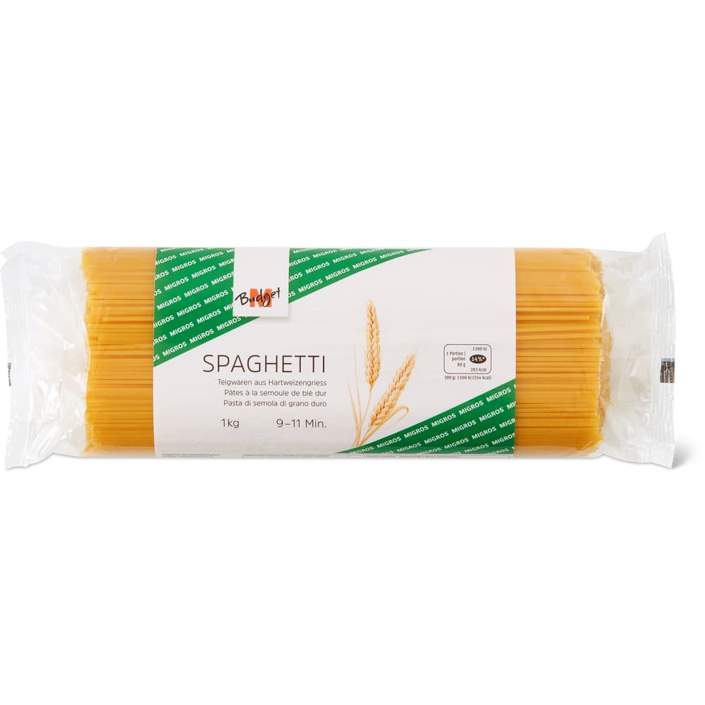 M-Budget · Spaghetti • Migros