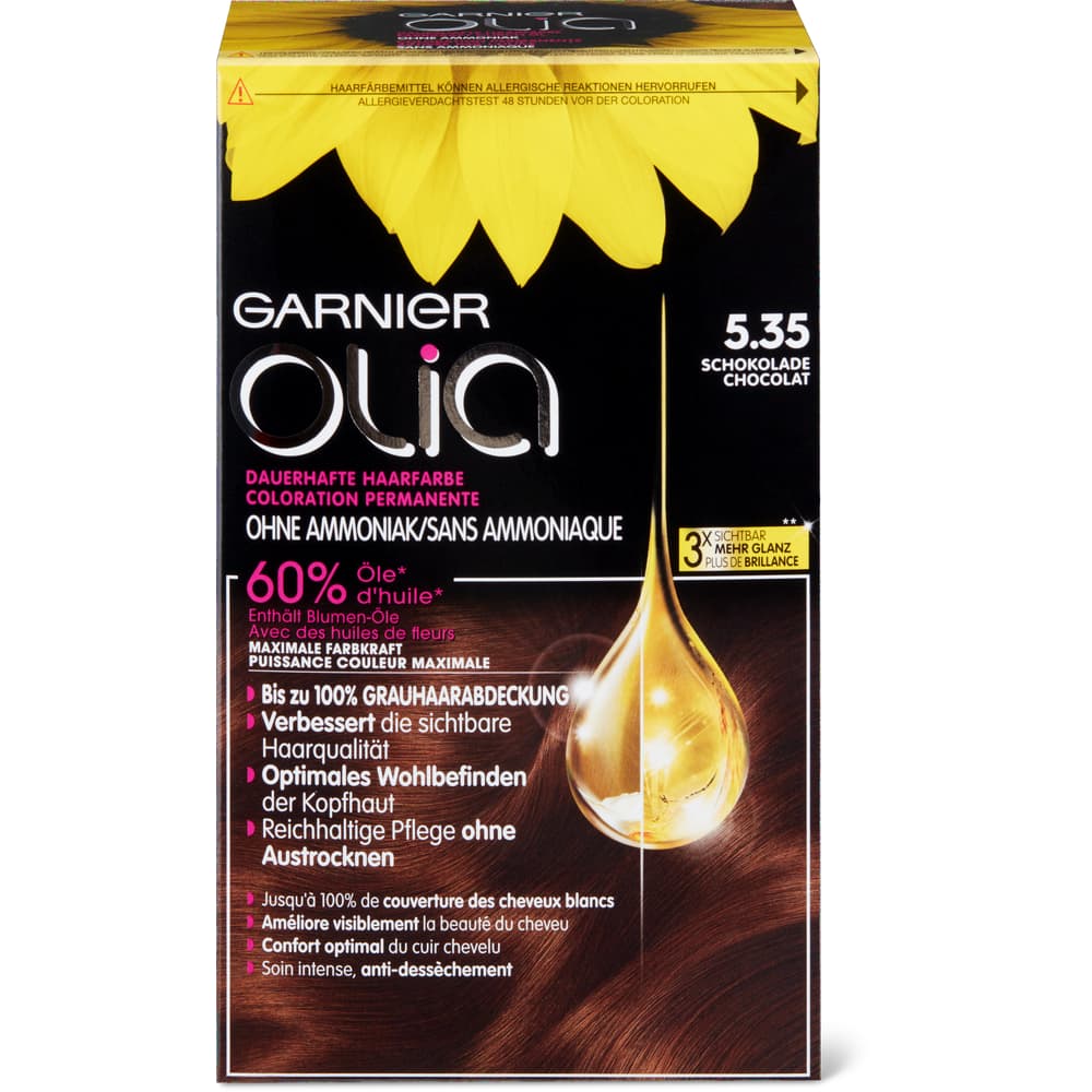 Garnier Olia · Coloration · Intensive Brown Chocolat 5.35 • Migros