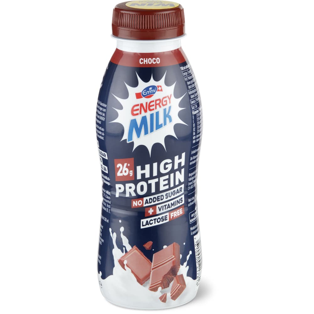 ENERGY MILK · Energy Milk · Protein Choco, Sans sucre ajouté • Migros