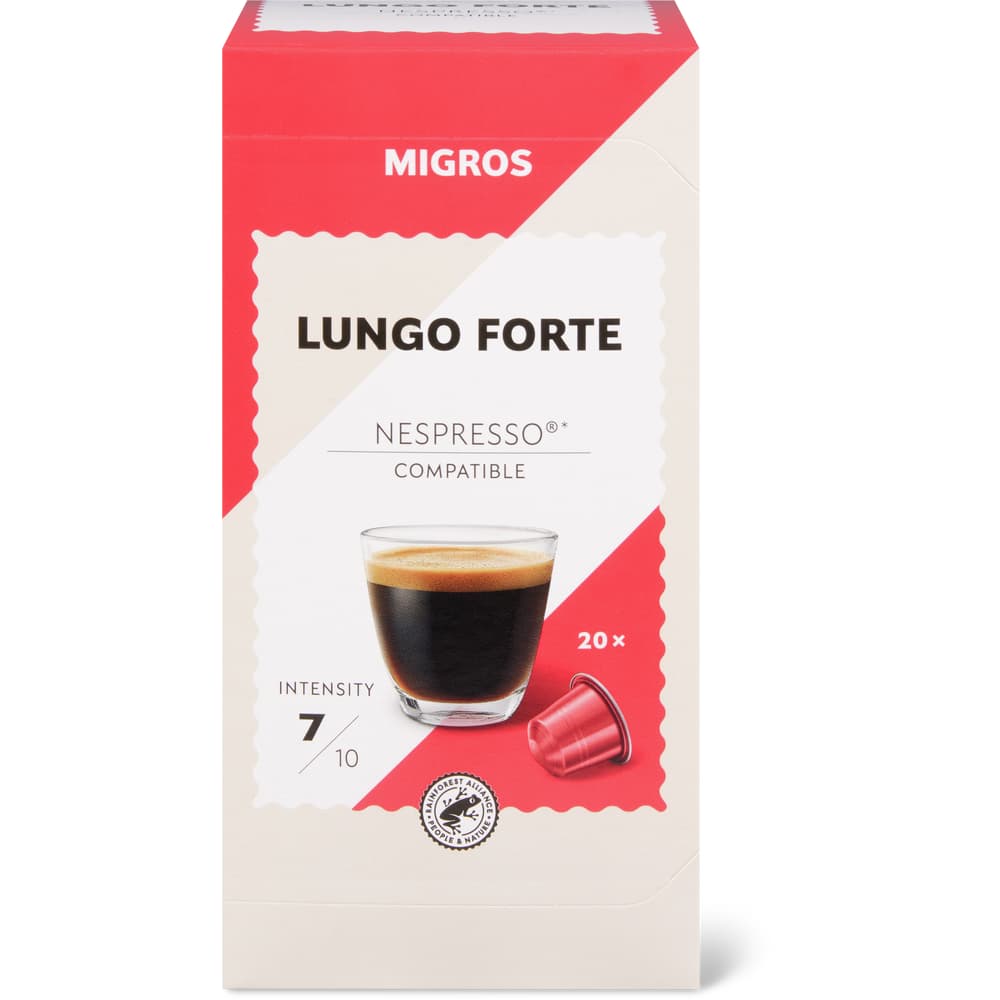 Migros · Lungo Forte · 20 capsules • Migros