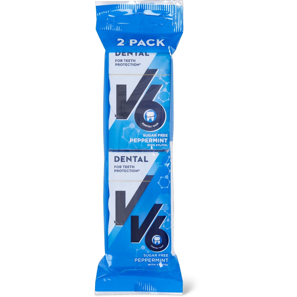 V6 · Chewing-gums · Peppermint , Sans sucre ajouté • Migros