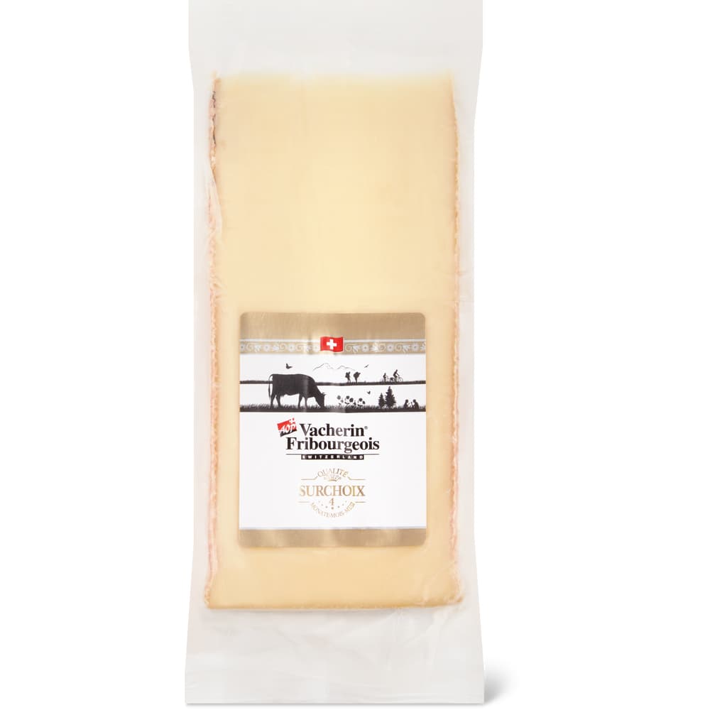 Vacherin Fribourgeoi · Semi-Hard Cheese · Surchoix • Migros