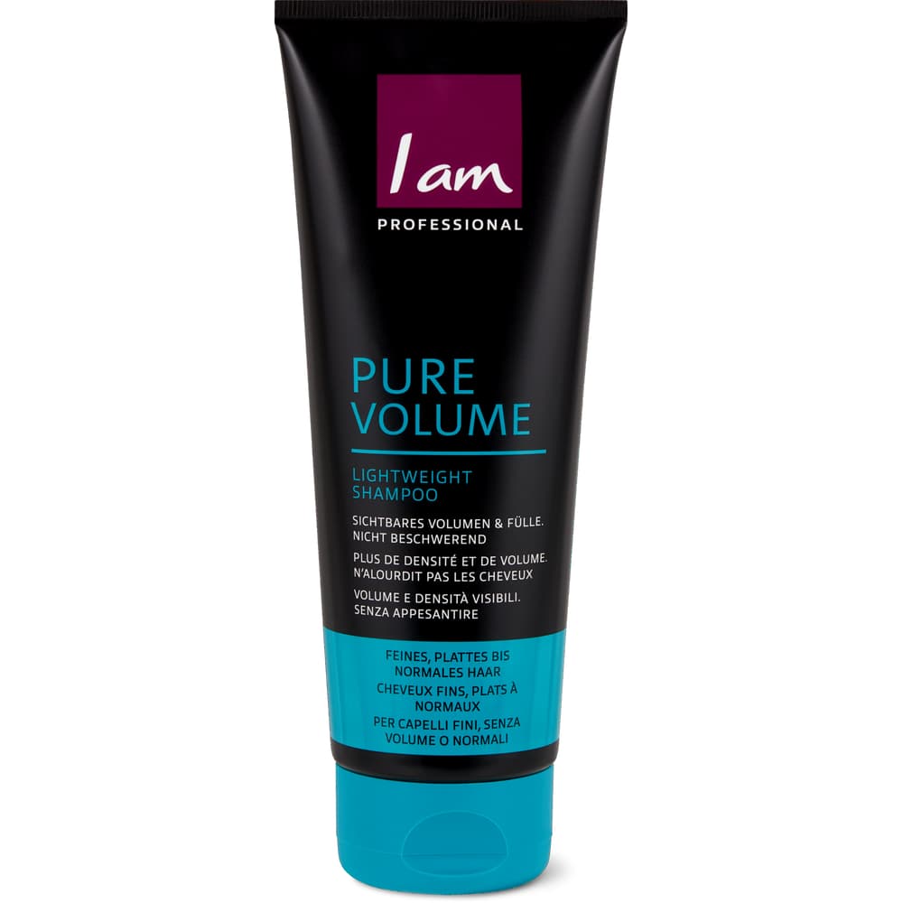 I am Professional Pure Volume · Shampoo · Feines, plattes Haar • Migros