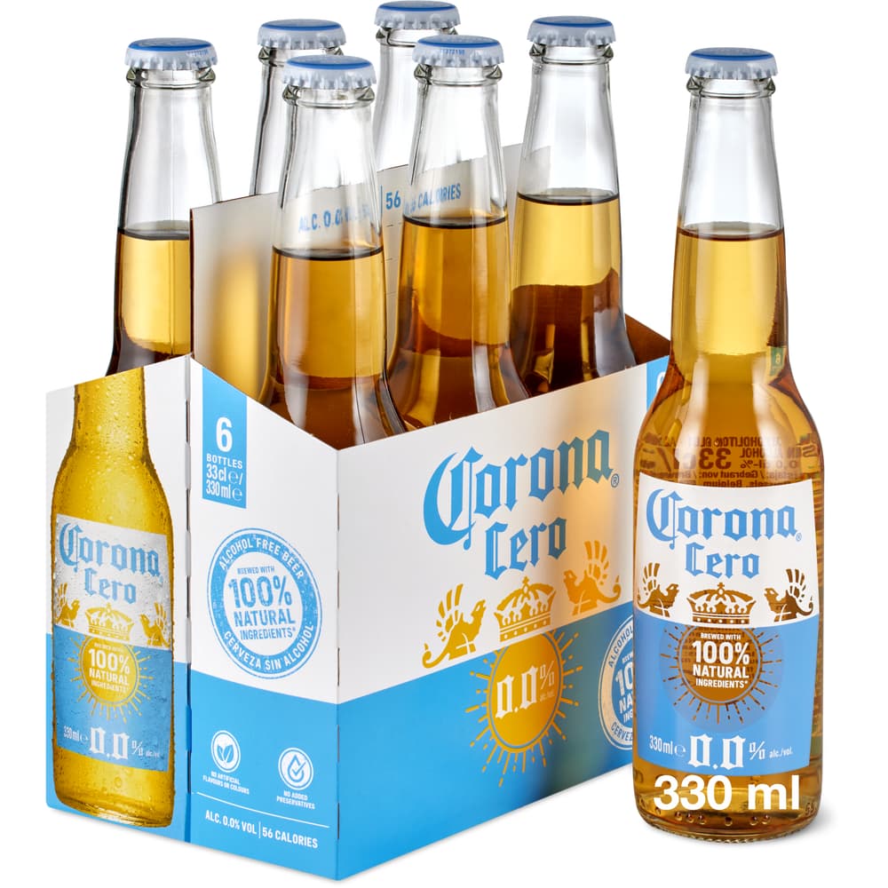 Corona Cero 0.0% · Lager beer · Alcohol free • Migros Online