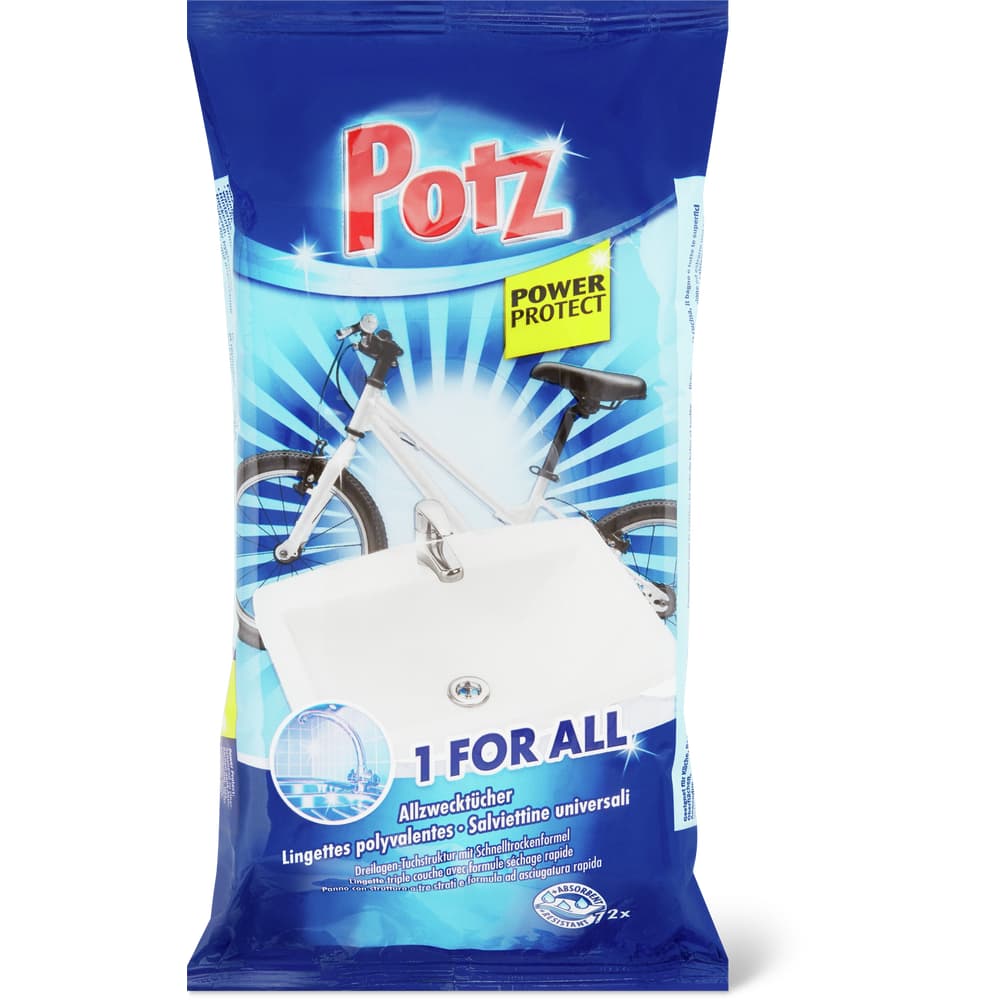 Potz 1 for All · Lingettes nettoyantes • Migros Online