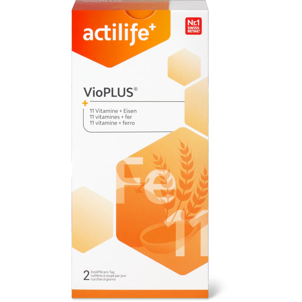 Actilife · Syrup · VioPLUS • Migros