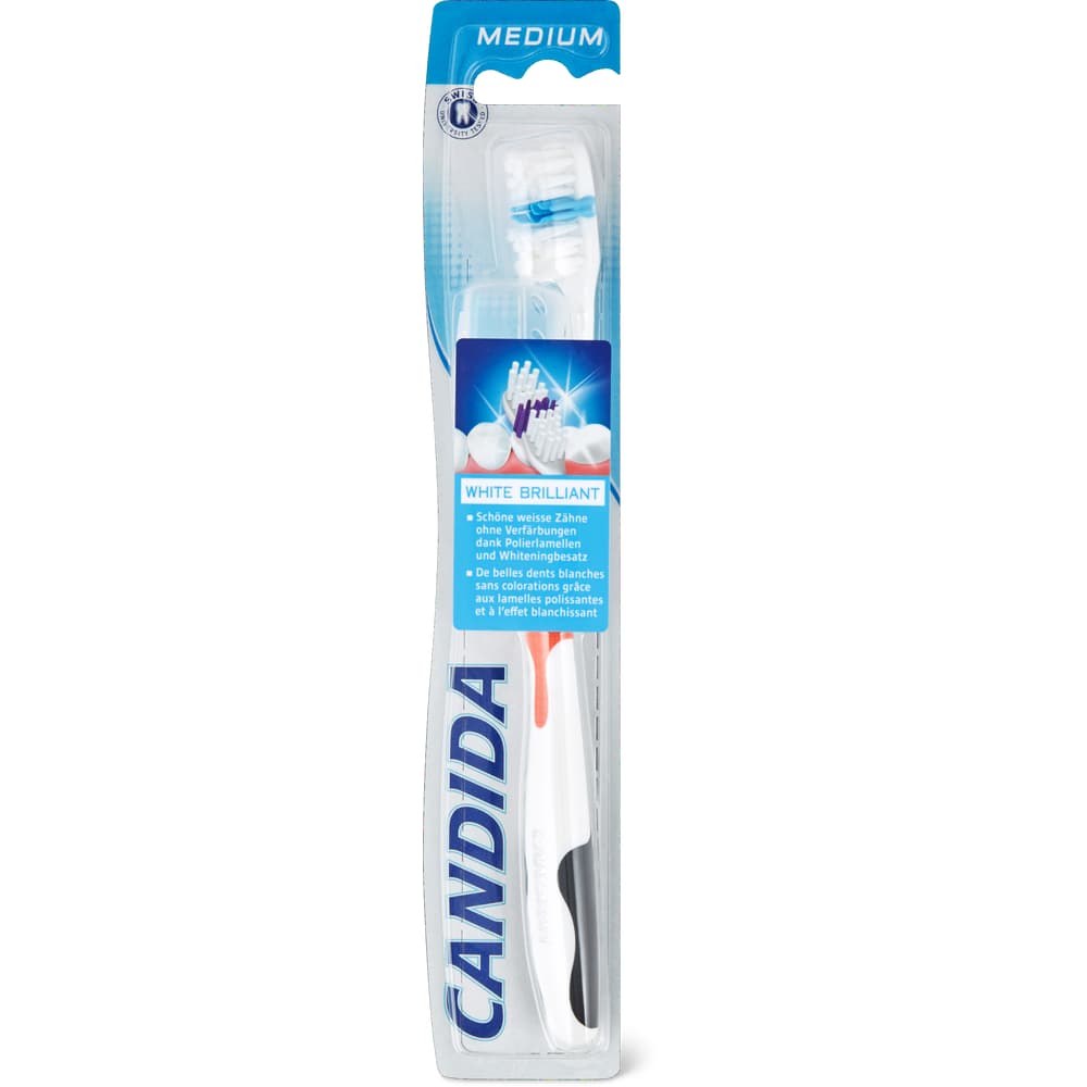 Candida · White Brilliant Toothbrush · Medium • Migros