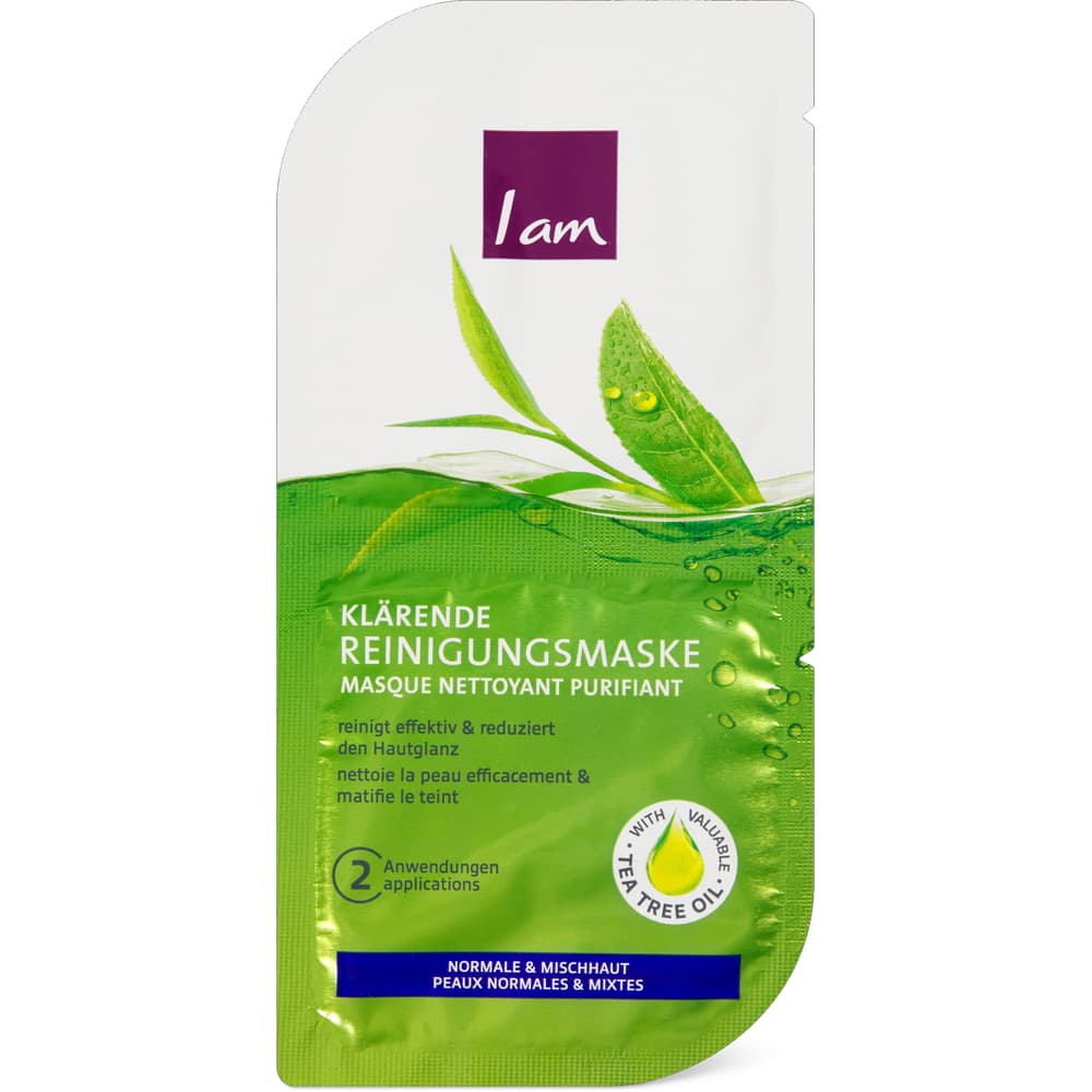 I am face · Masque nettoyant purifiant · nettoie en profondeur ...