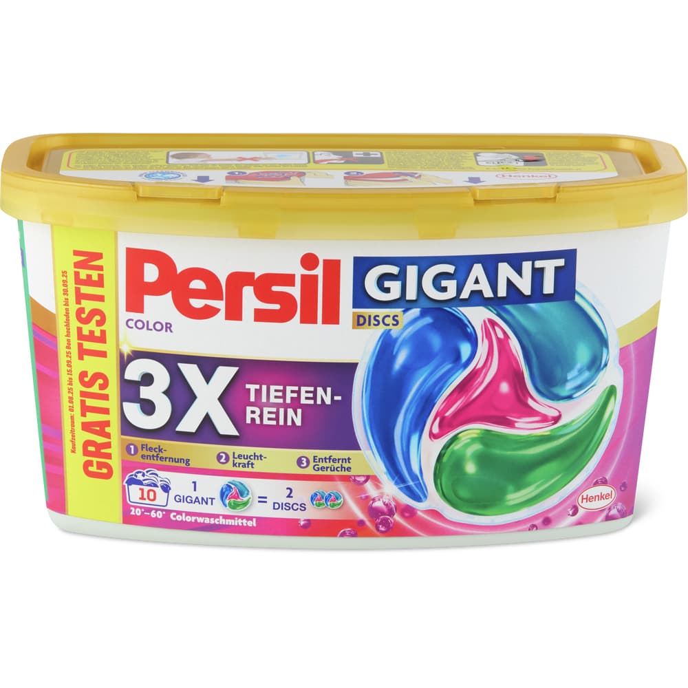 Persil · PERSIL GIGANT DISCS COLOR • Migros