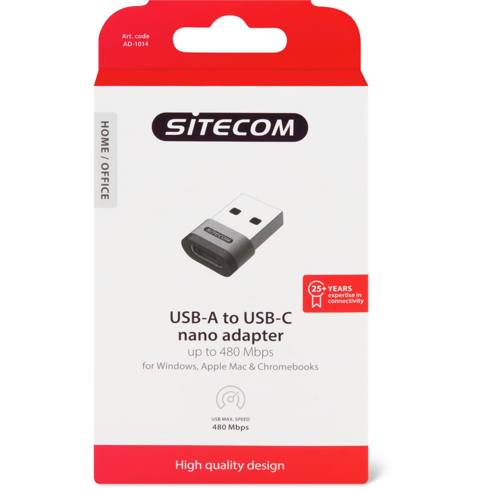 Sitecom · USB-A to USB-C Nano Adapter • Migros