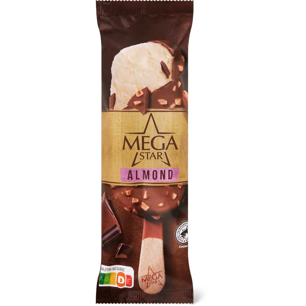 MegaStar · Ice cream · Almond • Migros