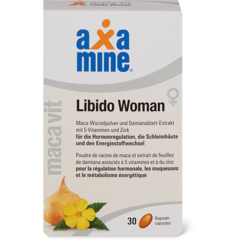 Axamine · Macavit Women capsules • Migros