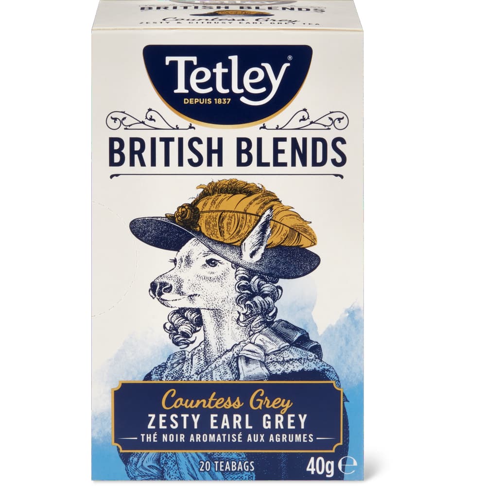 Tetley British Blends · Thé noir Countess Grey • Migros Online