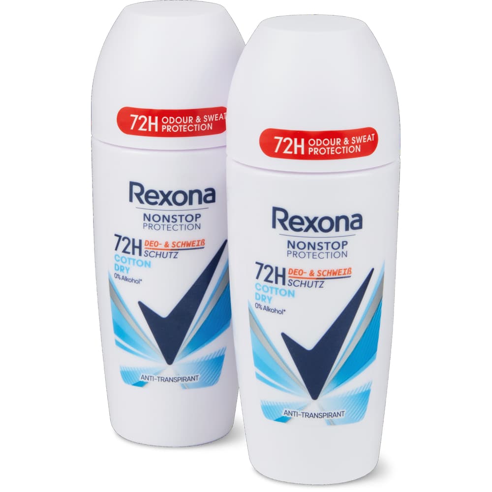 Rexona Cotton Dry · Roll-on deodorant · 72h • Migros