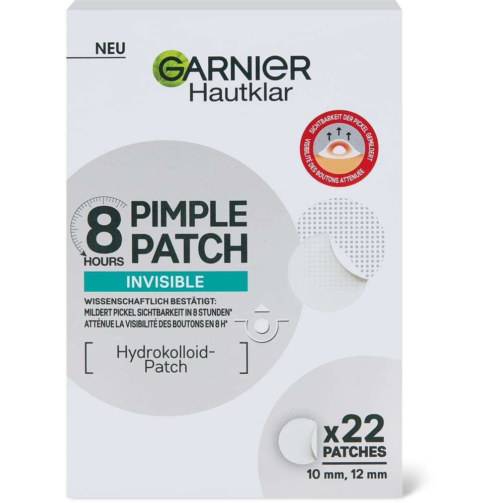 Garnier Hautklar · Pimple patches · Invisible • Migros