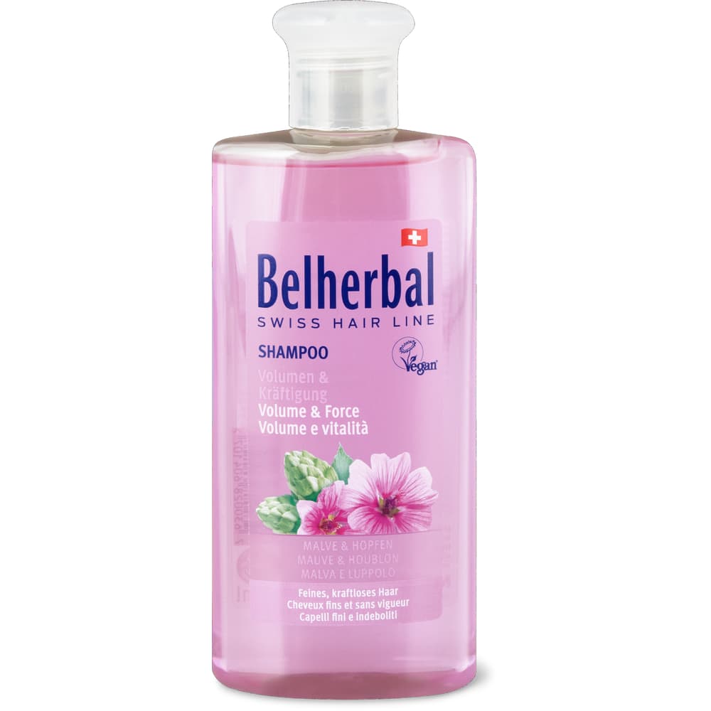 Belherbal Swiss Hair Line · Shampoo · Volumen & Kräftigung • Migros Online