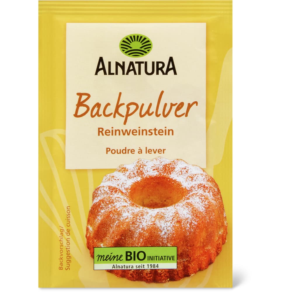 Alnatura · Baking powder · Bio, Reinweinstein, vegan • Migros