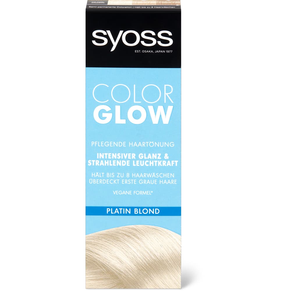 Syoss · Tonalizzante trattante Colour Glow · Biondo platino • Migros