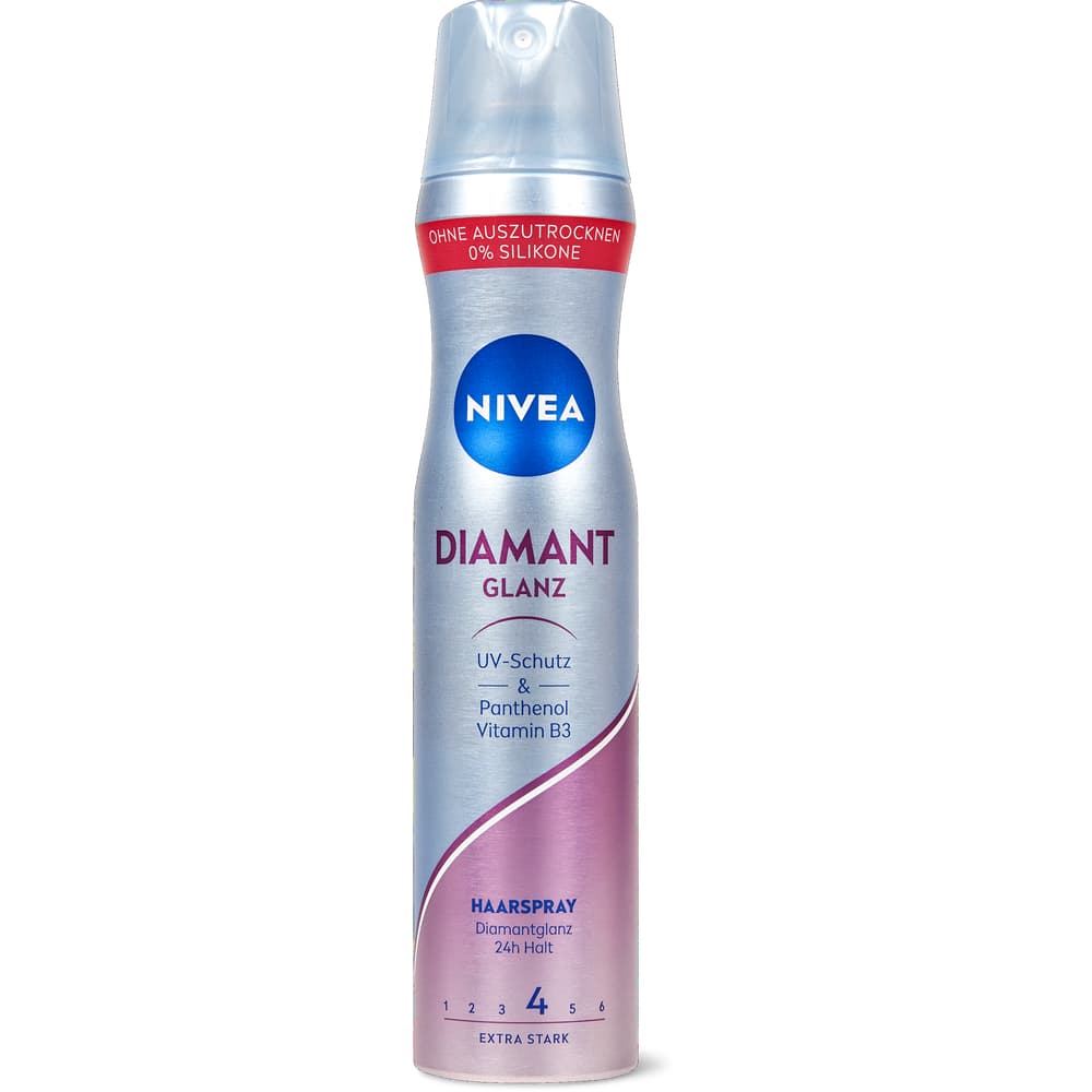 Nivea Diamant Glanz · Hairspray · Hold 4/6 • Migros