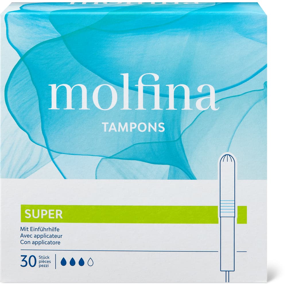 Molfina · Tampons mit Einführhilfe · Super • Migros