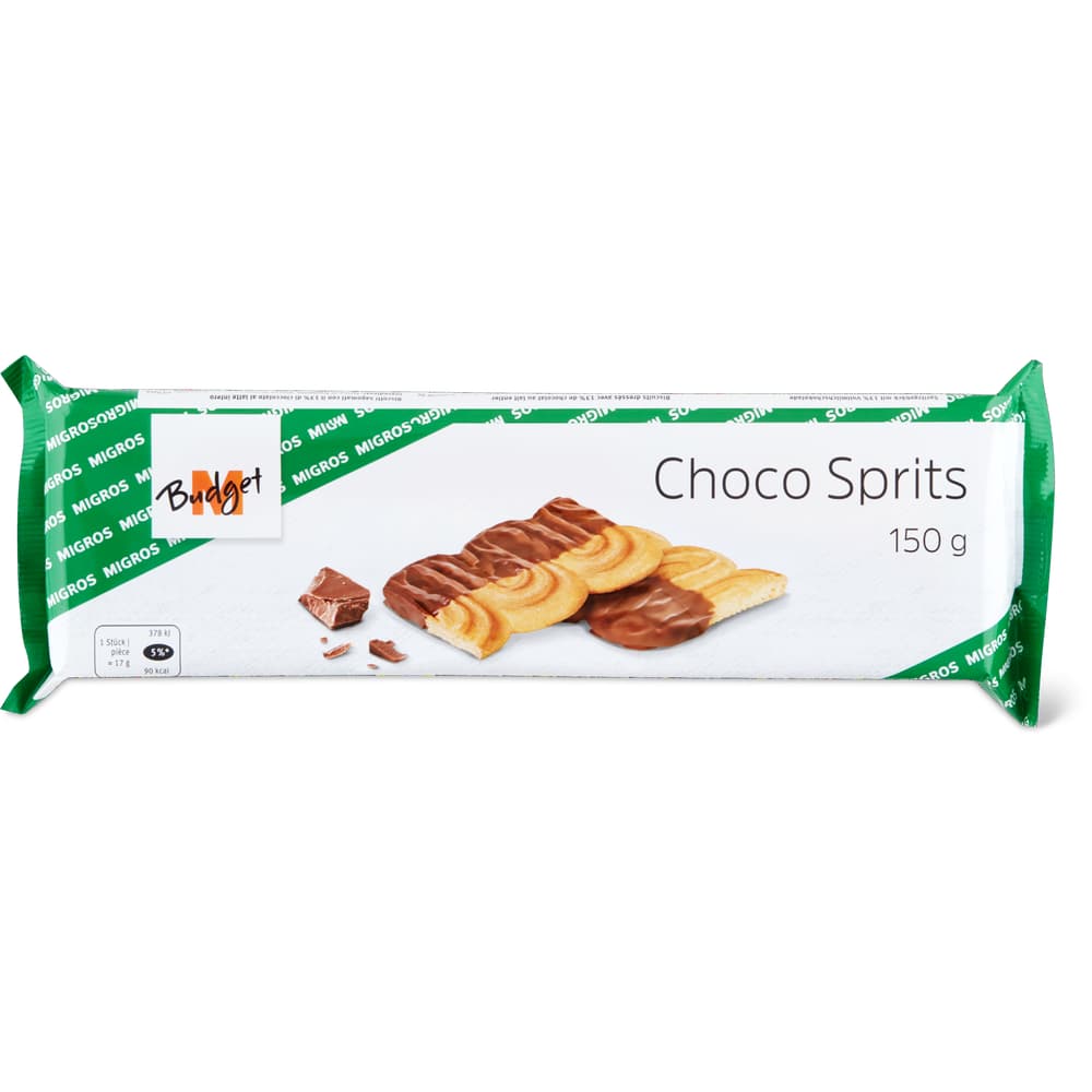M-Budget · choco sprits • Migros