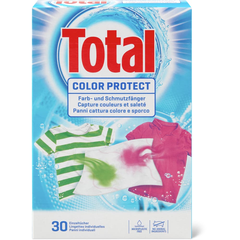 Total Color Protect · Anti-discolouration wipes • Migros