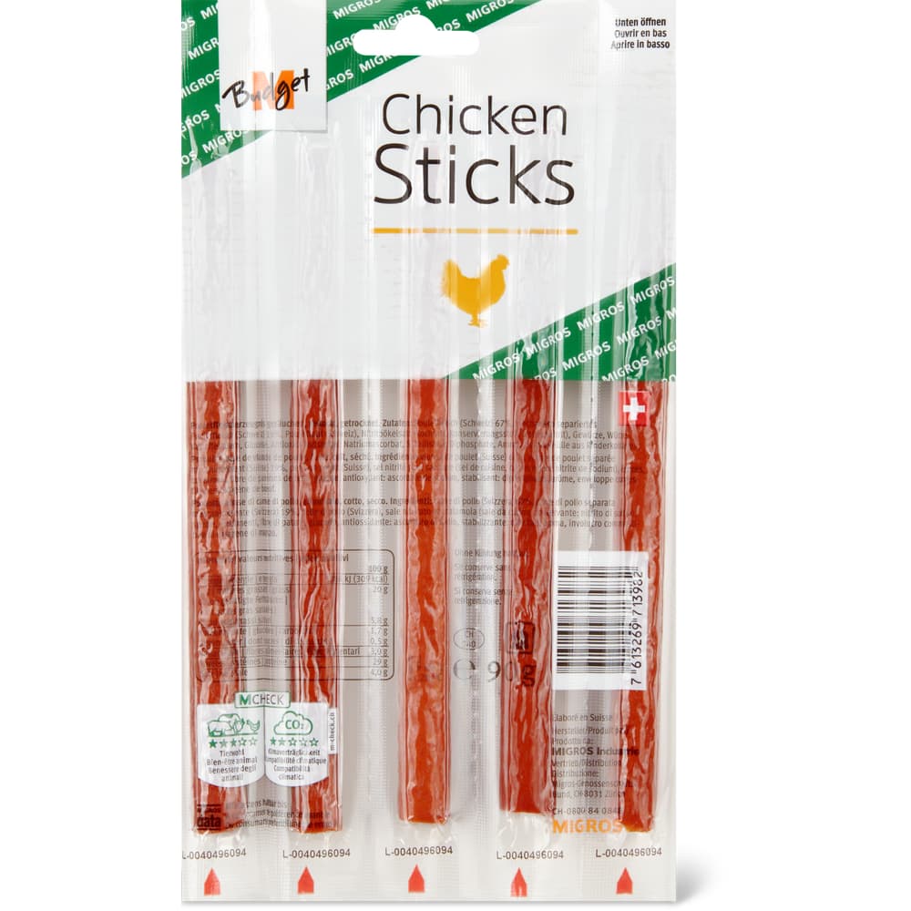 M-Budget · Bâtonnets de poulet • Migros