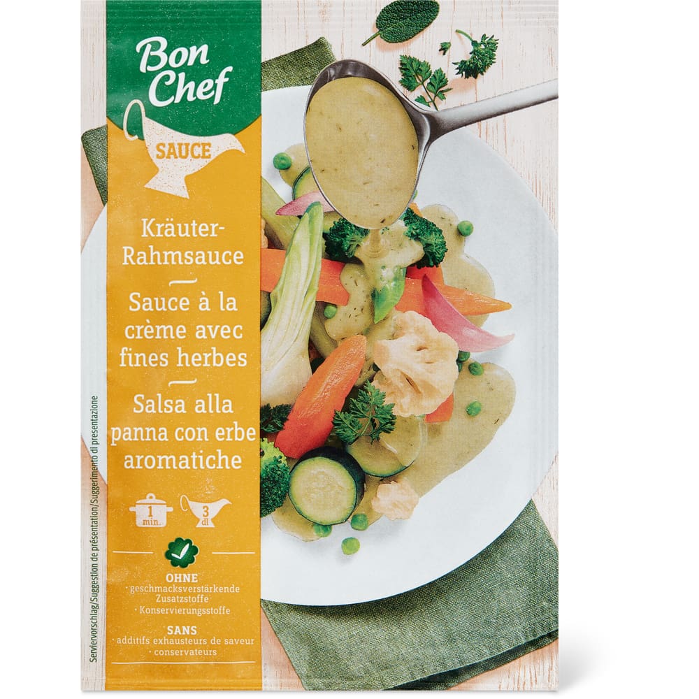 Bon Chef · Sauce à la crème avec fines herbes · végétarien • Migros