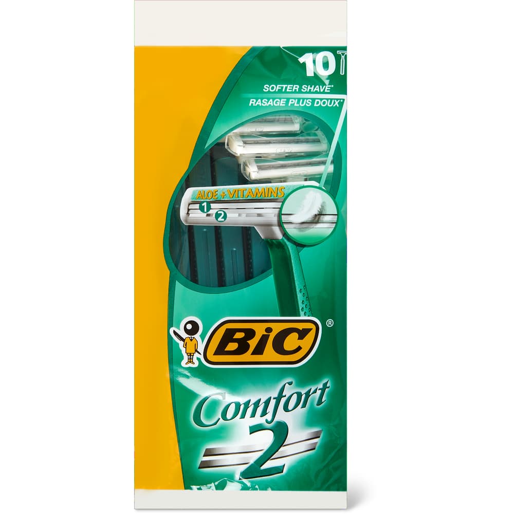 Bic Comfort 2 · Rasoirs jetables · 2 lames • Migros