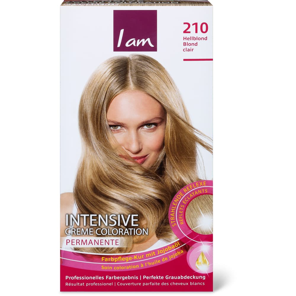 I am · Dauerhafte Haarfarbe · 210 Hellblond • Migros