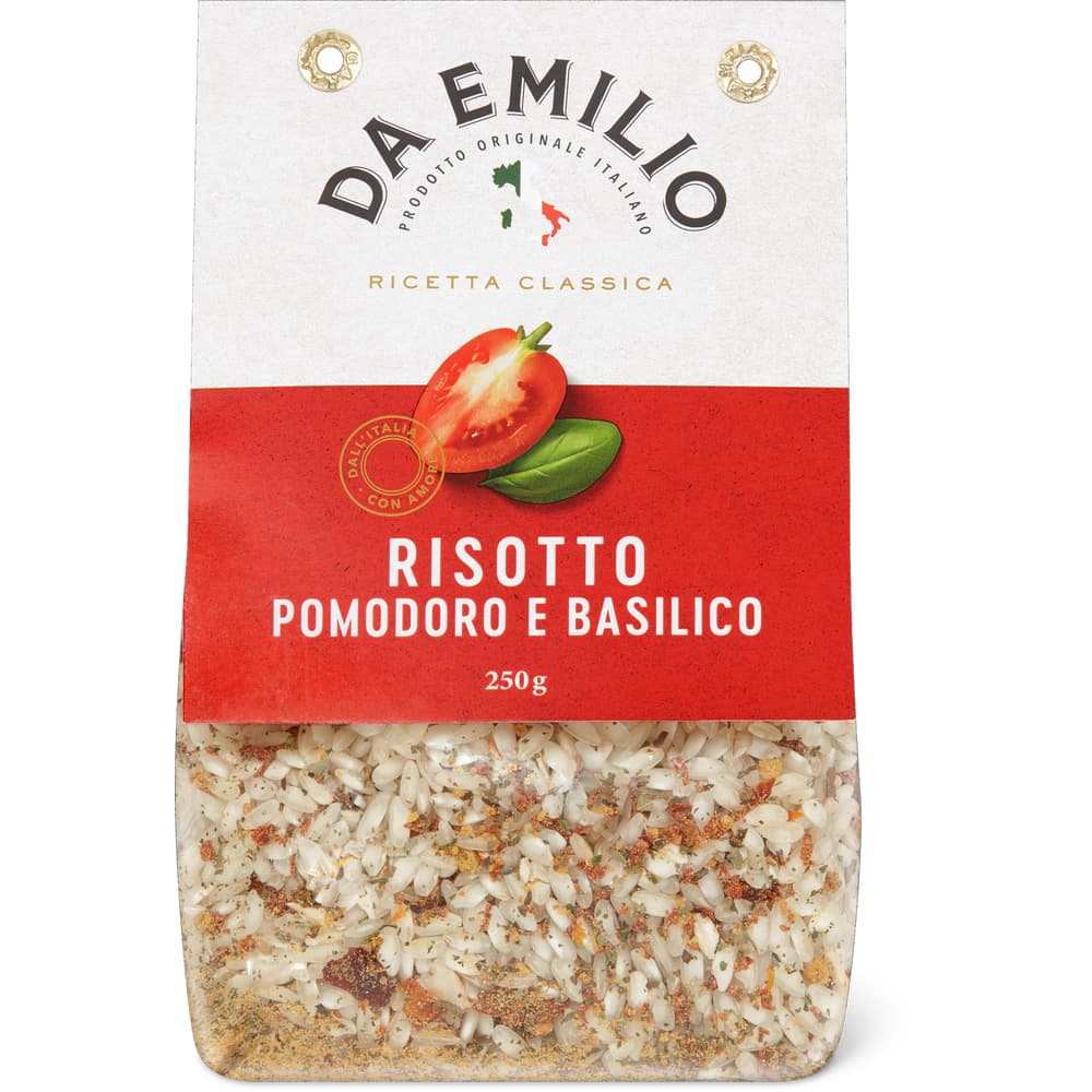 Da Emilio · Risotto · pomodoro e basilico • Migros Online