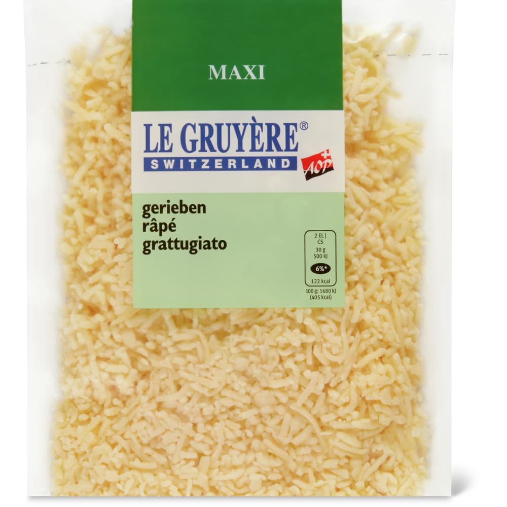 Le Gruyère AOP · Fromage suisse à pâte dure, gras, au lait cru · Maxi ...